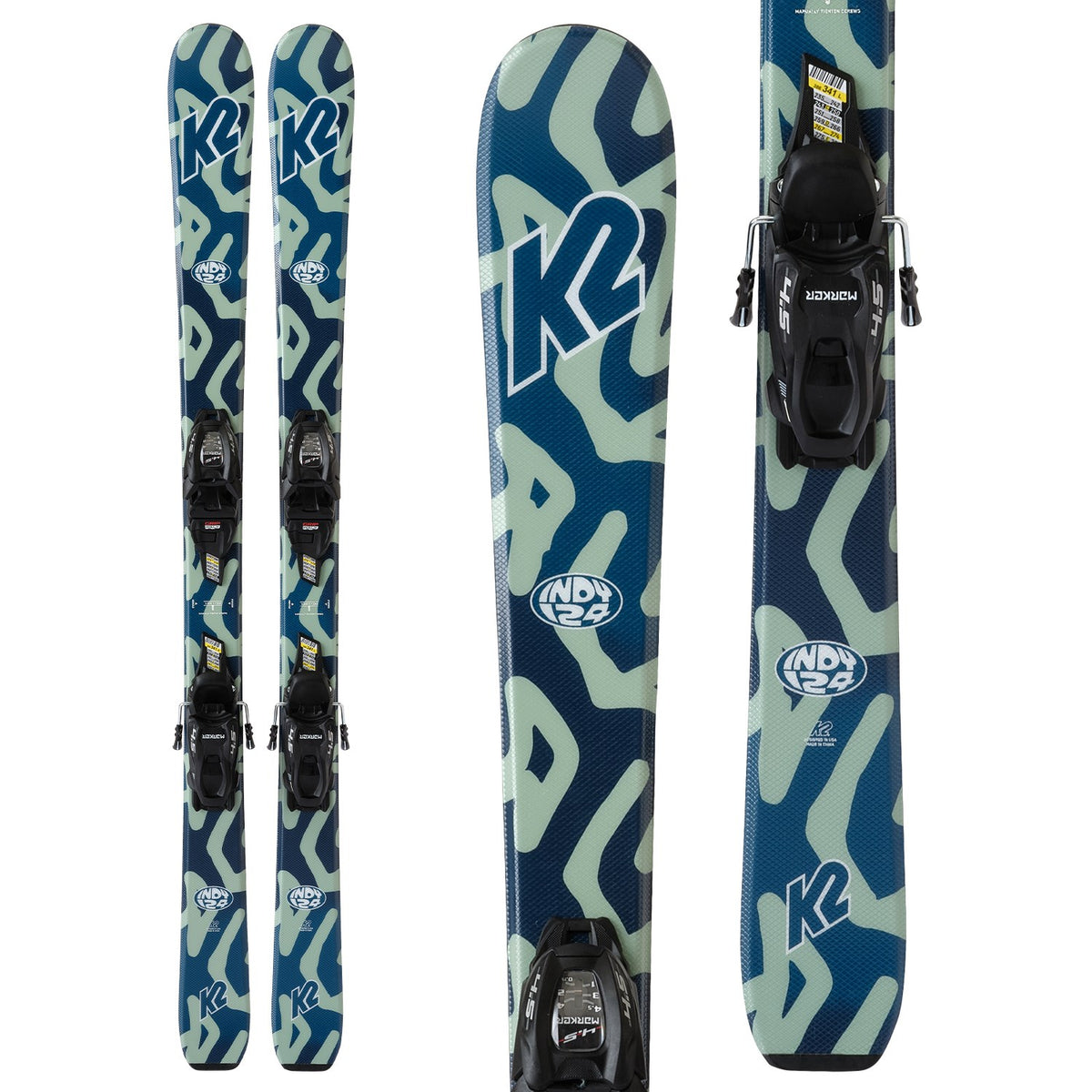 K2 Indy Jr Skis + FDT Bindings - 2026 - Boys – Park 2 Peak